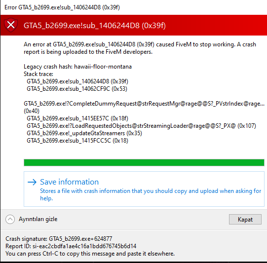 Yardım - Gta5_b2699.exe!sub_1406244D8 hatası | ShiftDelete.Net Forum ... Yardım - Gta5_b2699.exe!sub_1406244D8 hatası | ShiftDelete.Net Forum ...