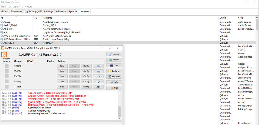 Yardım - XAMPP Apache başlamıyor | ShiftDelete.Net Forum - Türkiye'nin ...