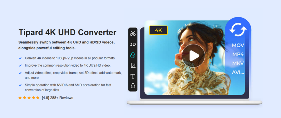İndirim - 50% Discount Coupon Code: Tipard 4K UHD Converter + Giveaway ...